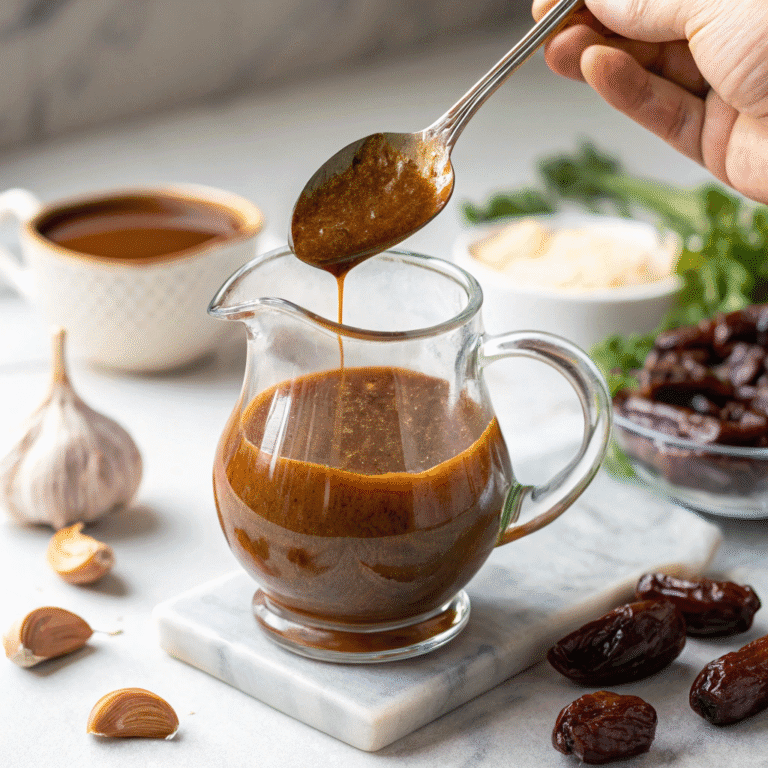 Balsamic Date Vinaigrette – The Ultimate 6-Ingredient Flavor Bomb!