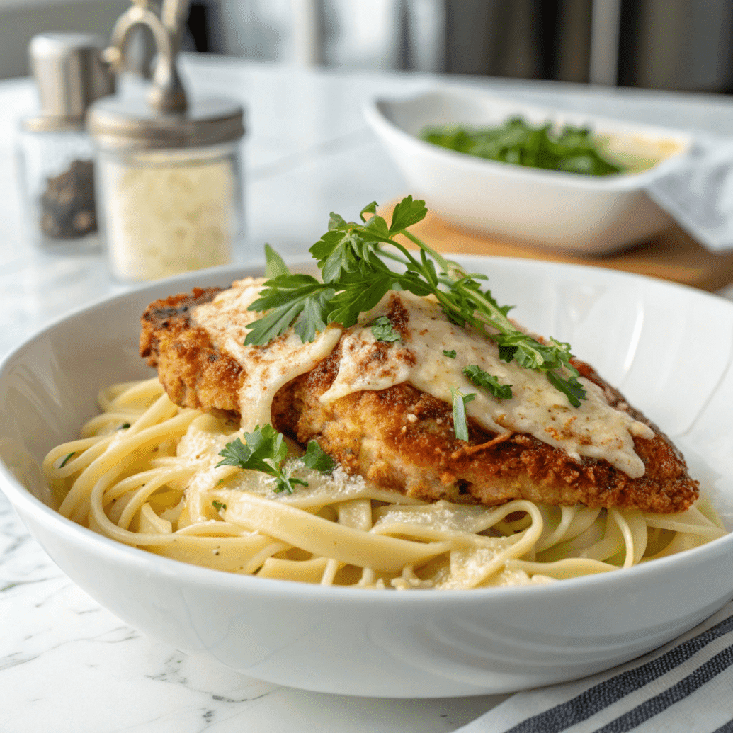 Chicken Parmesan with Alfredo Sauce – Irresistible Twist in 30 Minutes